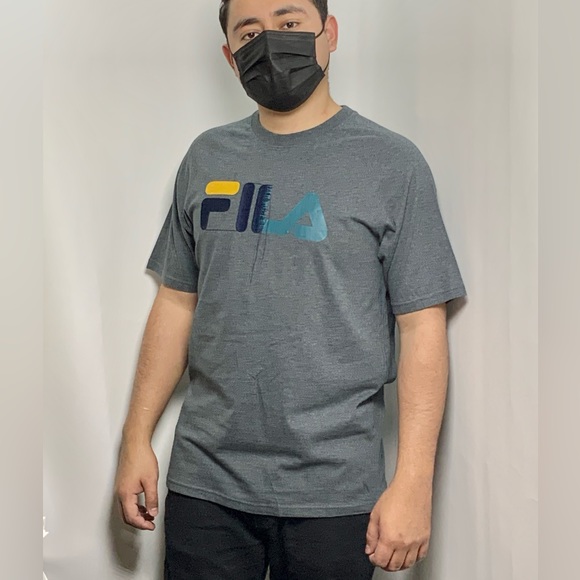 Fila | Shirts | Mens Fila Dk Grey Short Sleeve Tee Shirt | Poshmark